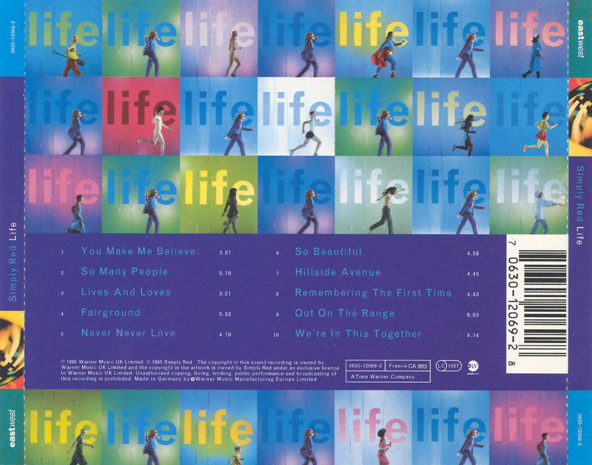 Simply Red Life : Back | CD Covers | Cover Century | Over 1.000.000 ...